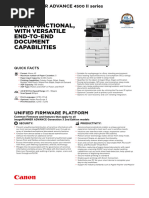 Canon imageRUNNER C359iF C259iF Brochure | PDF | Computer Security ...