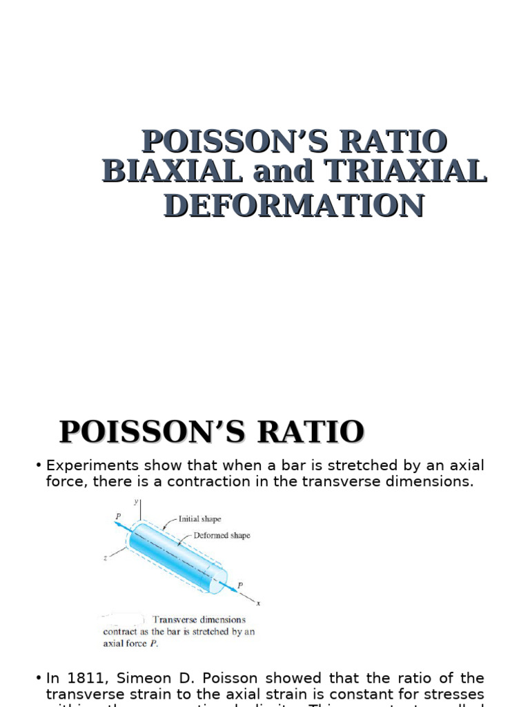 MDB 6 PoissonsRatio | PDF