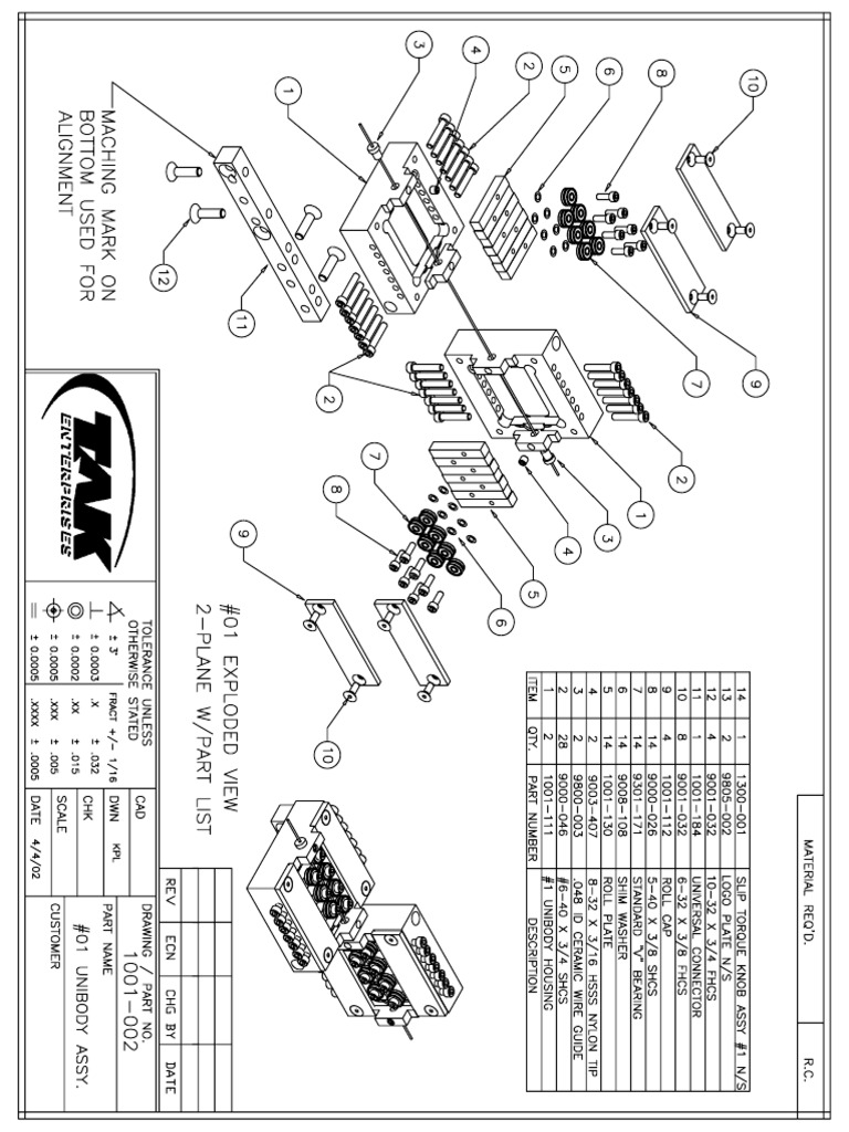 01 PWS 2P Parts | PDF