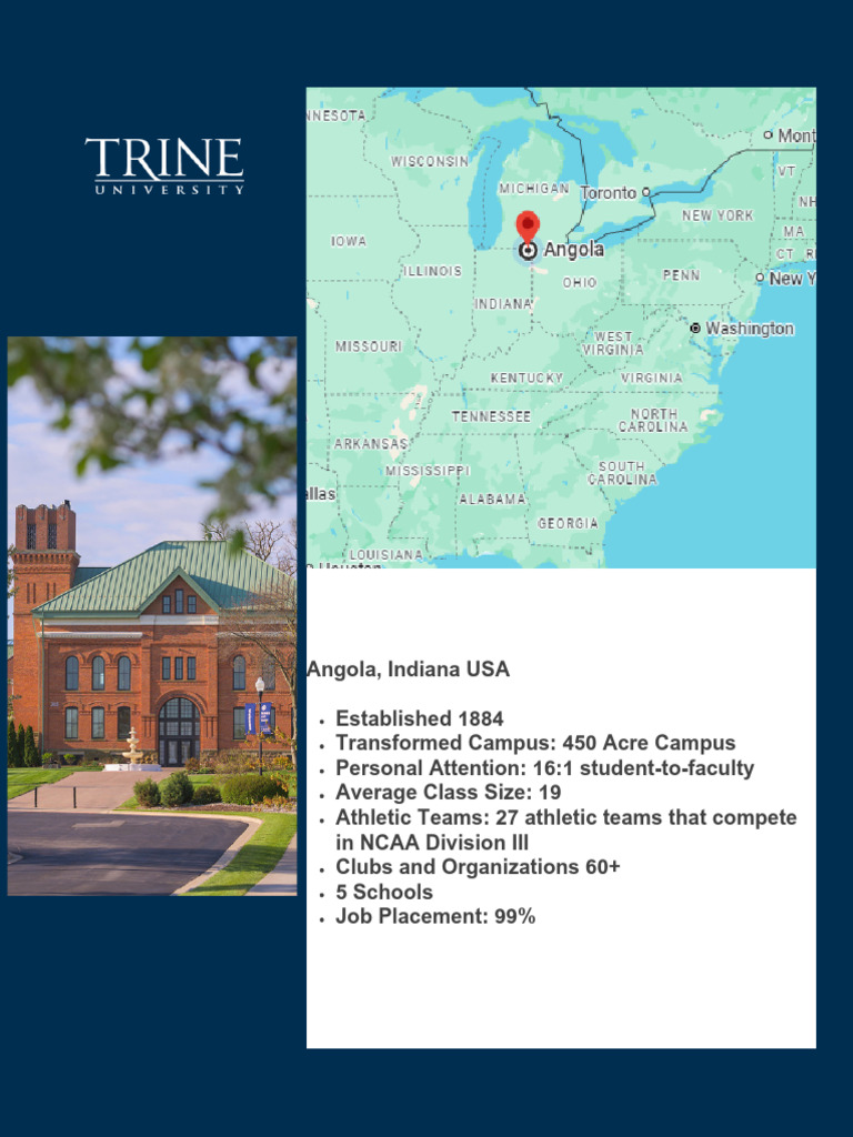 Trine University UG - Main Campus Life | PDF | Sports
