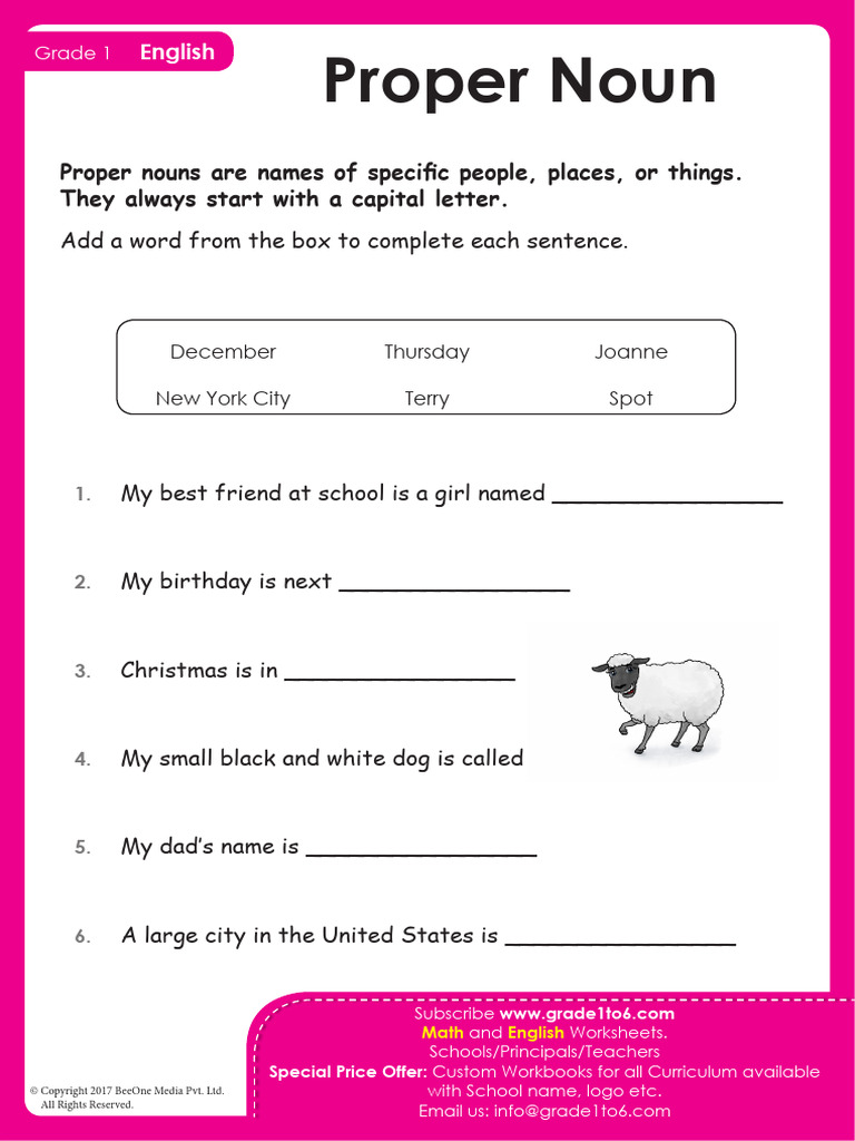 Custom Workbooks for Grades 1-6 | PDF