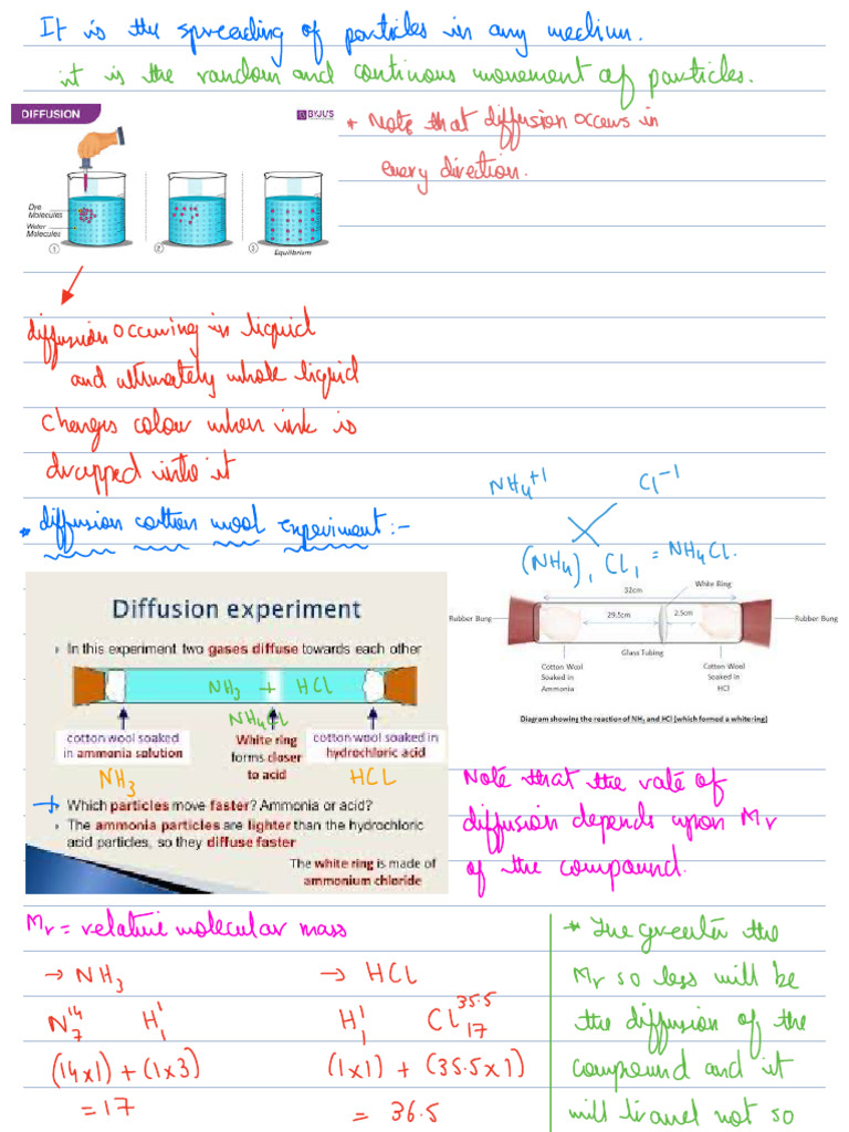 Diffusion Notes | PDF