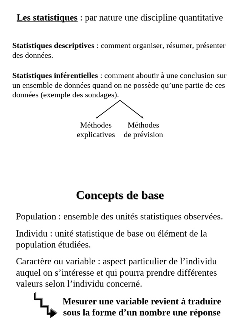 2 Les Variables Qualiquanti Et Leur Mesure | PDF | Variable catégorielle | Statistiques