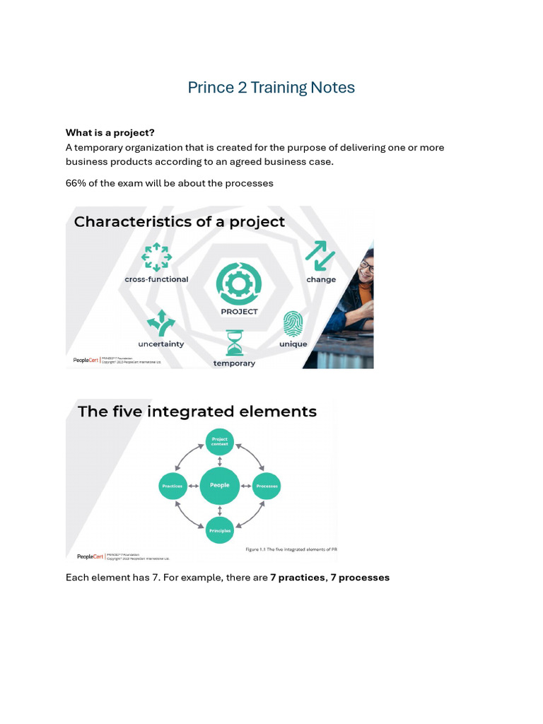 PRINCE2 Project Management Overview | PDF
