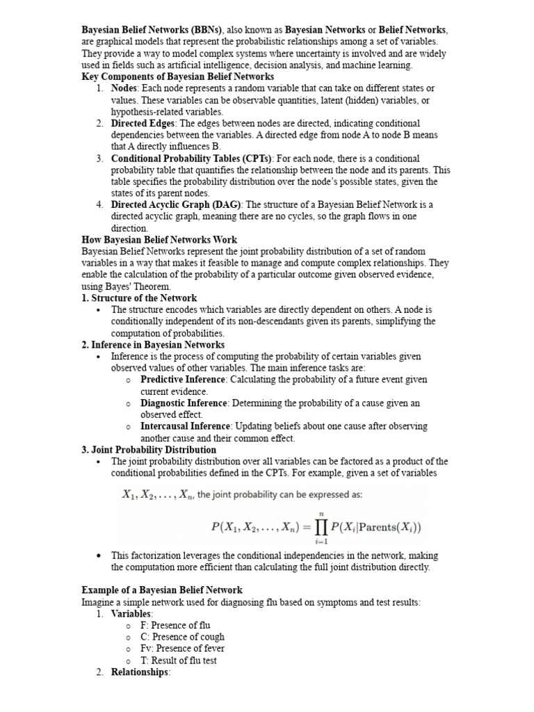 Bayesian Belief Networks | PDF | Bayesian Network | Machine Learning