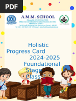 Holistic Progress Card Template | PDF | Literacy | Fluency