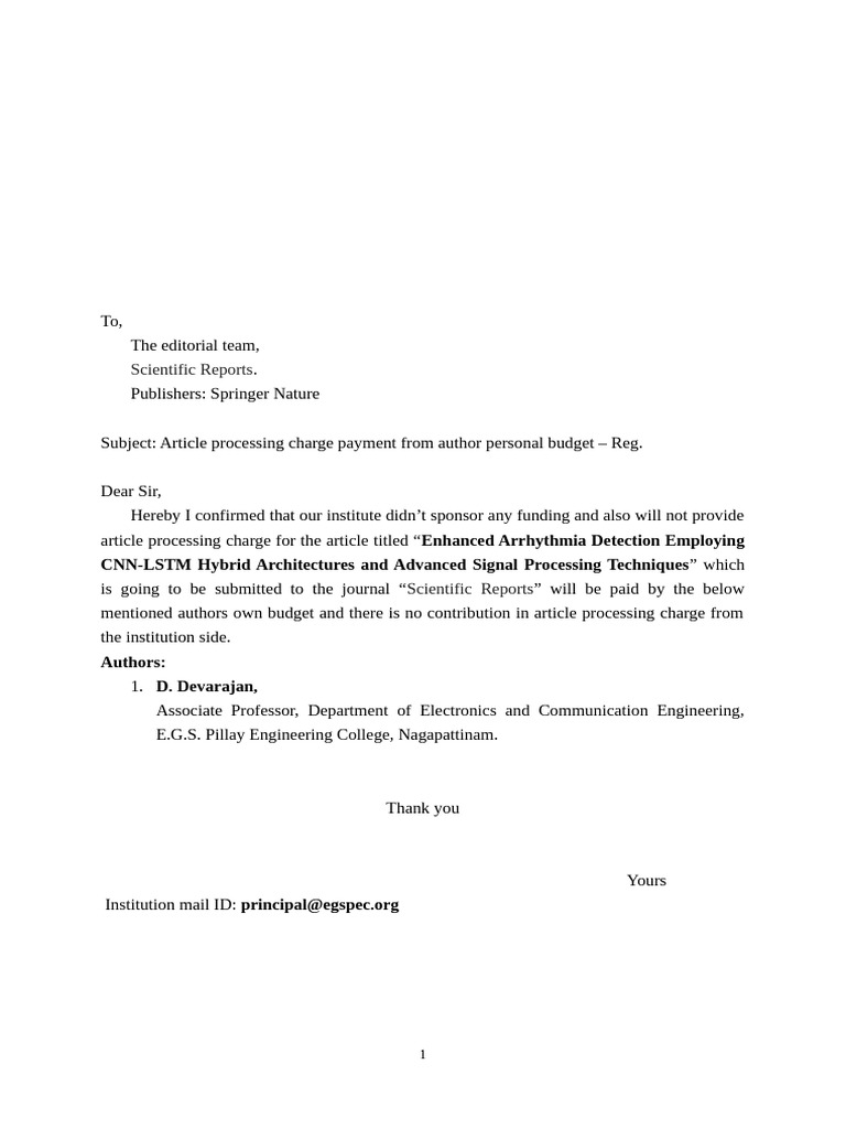 APC Reduction Letter | PDF