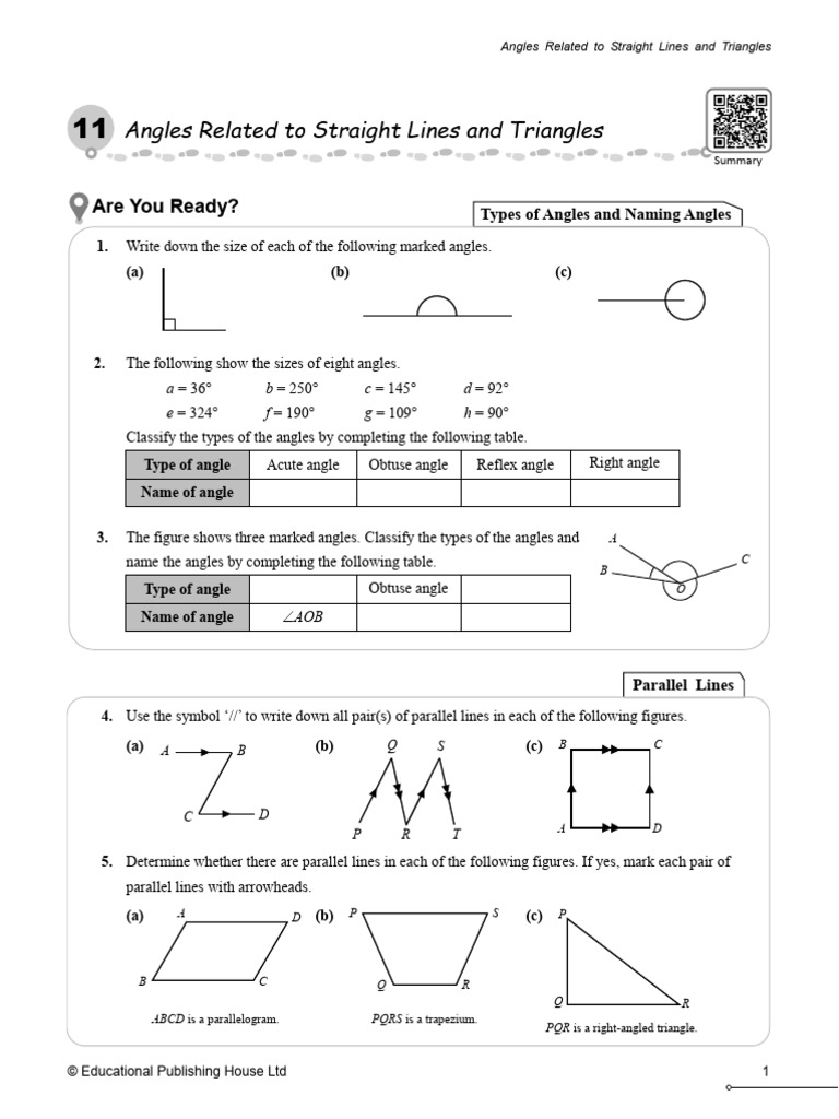 1B11 Angles e | PDF | Geometric Shapes | Elementary Geometry