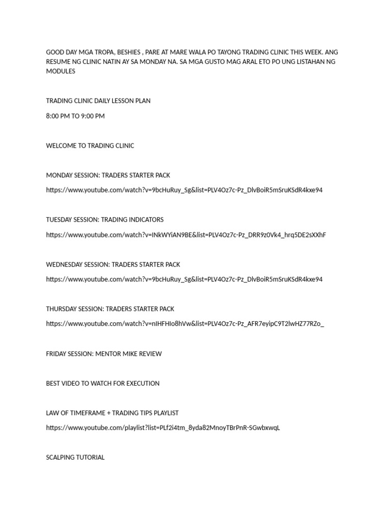 GOOD DAY MGA TROPA | PDF