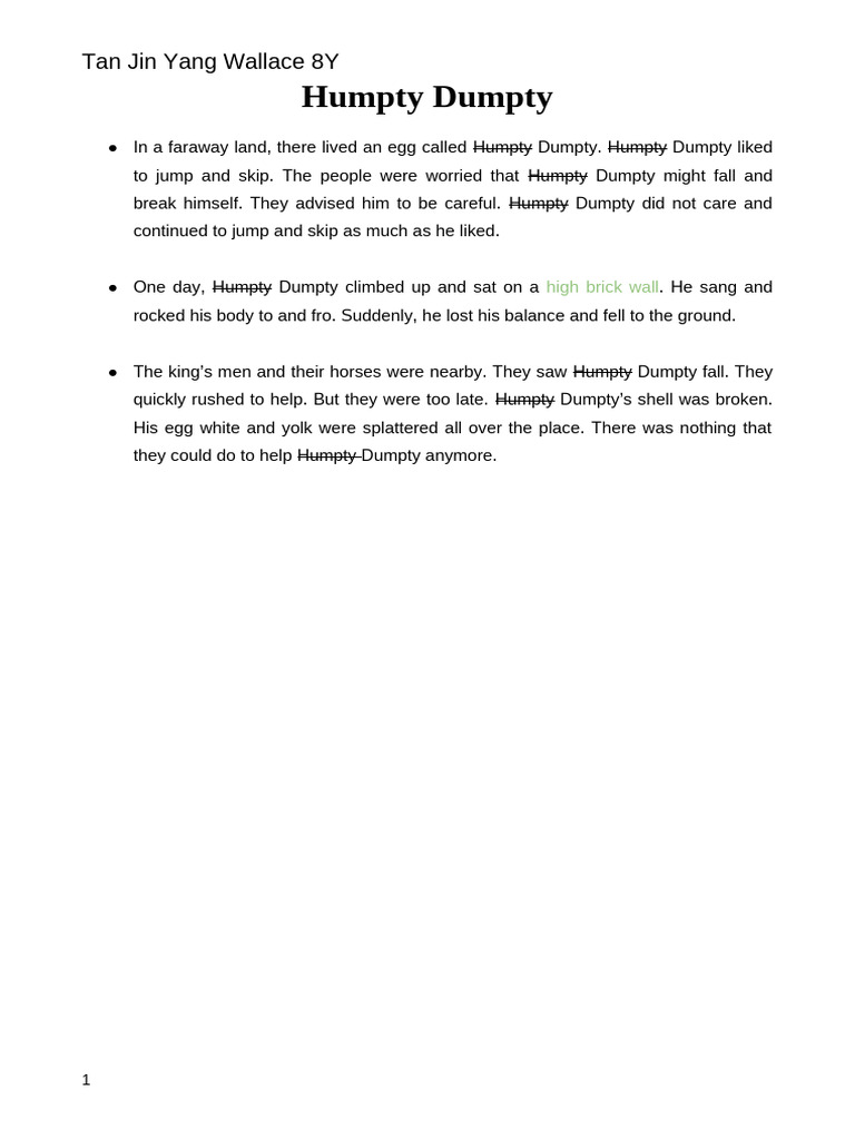 Tan Jin Yang Wallace -8Y | PDF