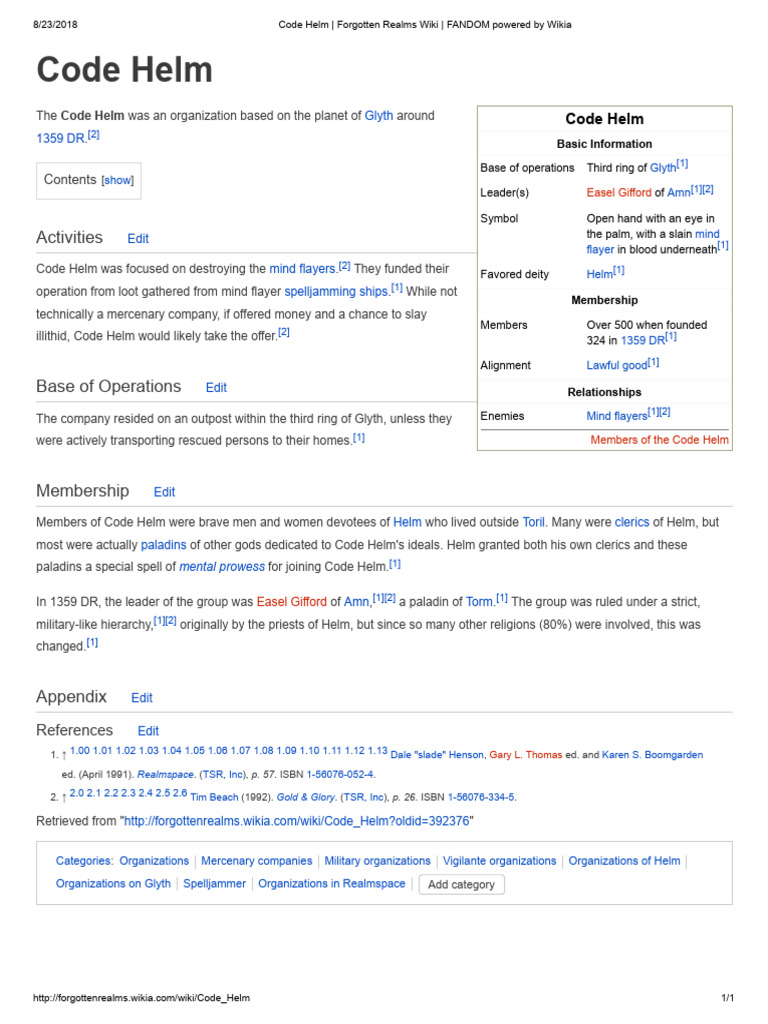 Code Helm - Forgotten Realms Wiki - FANDOM Powered by Wikia | PDF ...