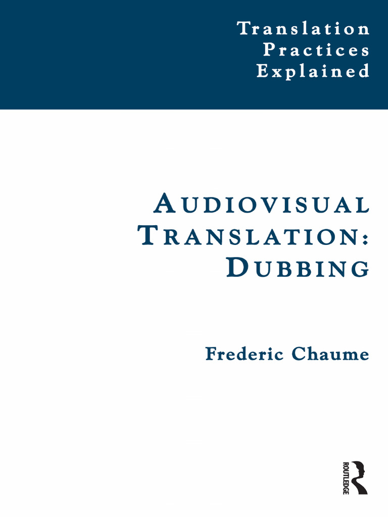 Chaume Dubbing | PDF | Translations | Human Communication
