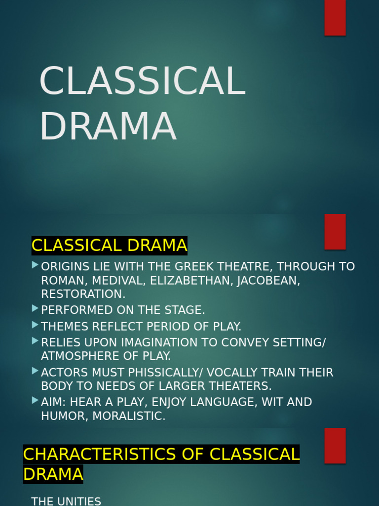 Classical Drama | PDF