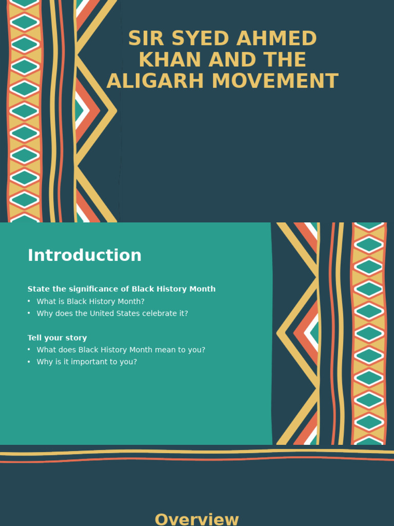 Sir Syed Ahmed Khan and The Aligarh Movement | PDF