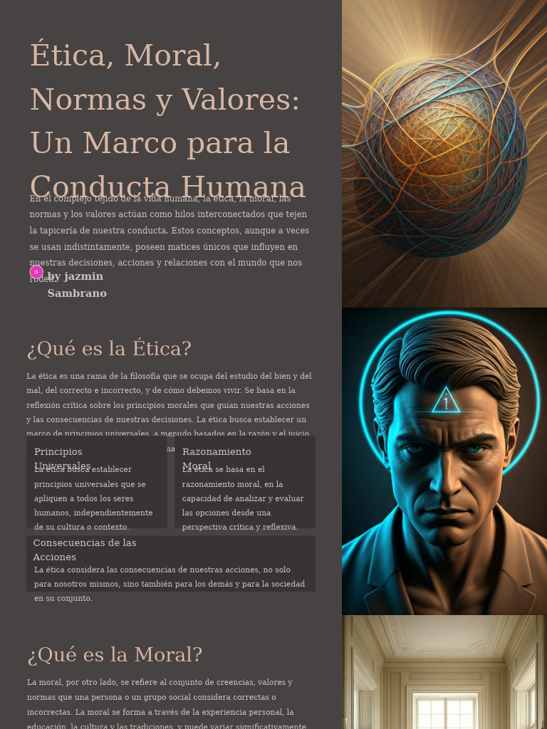 Etica-Moral-Normas-y-Valores-Un-Marco-para-la-Conducta-Humanav2 | PDF | Moralidad | Comportamiento