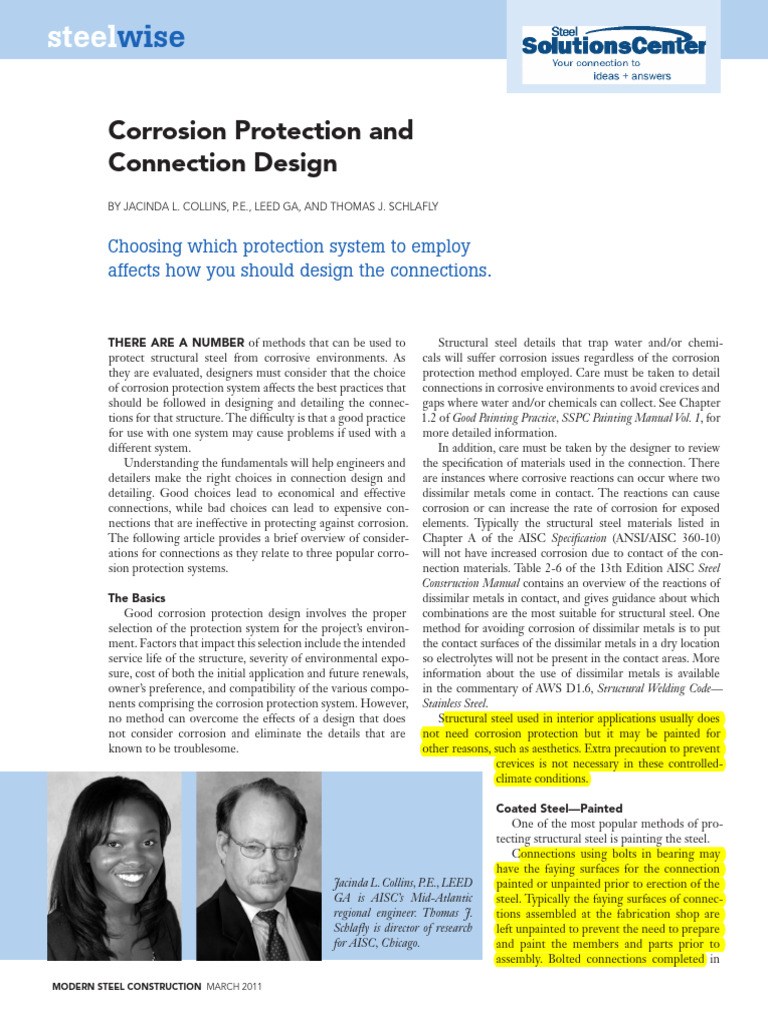 Corrosion Protection in Steel Design | PDF | Corrosion | Welding
