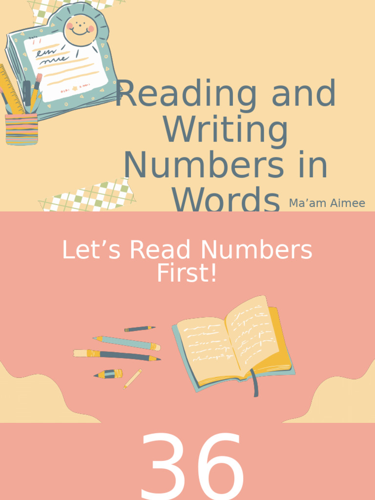 Reading and Writing Numbers | PDF | Division (Mathematics) | Numbers