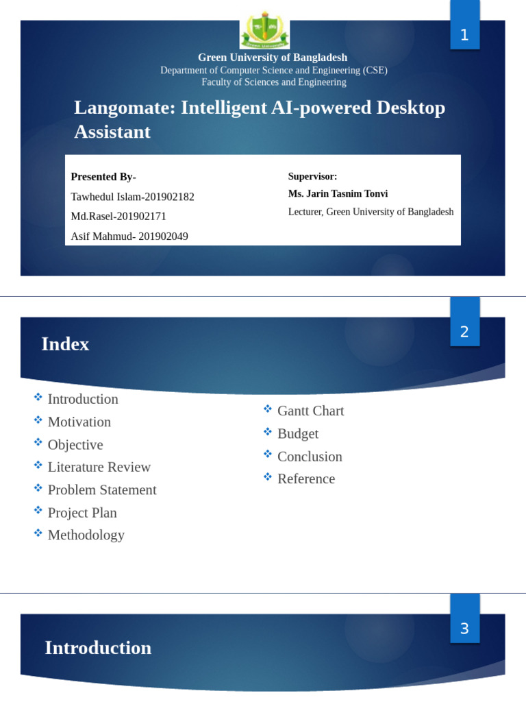 1nd Progress Presentation 2023 AI 1 Update | PDF | Speech Recognition | Artificial Intelligence