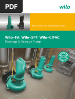 Wilo-Rexa Series (Product Catalogue) | PDF | Pump | Water