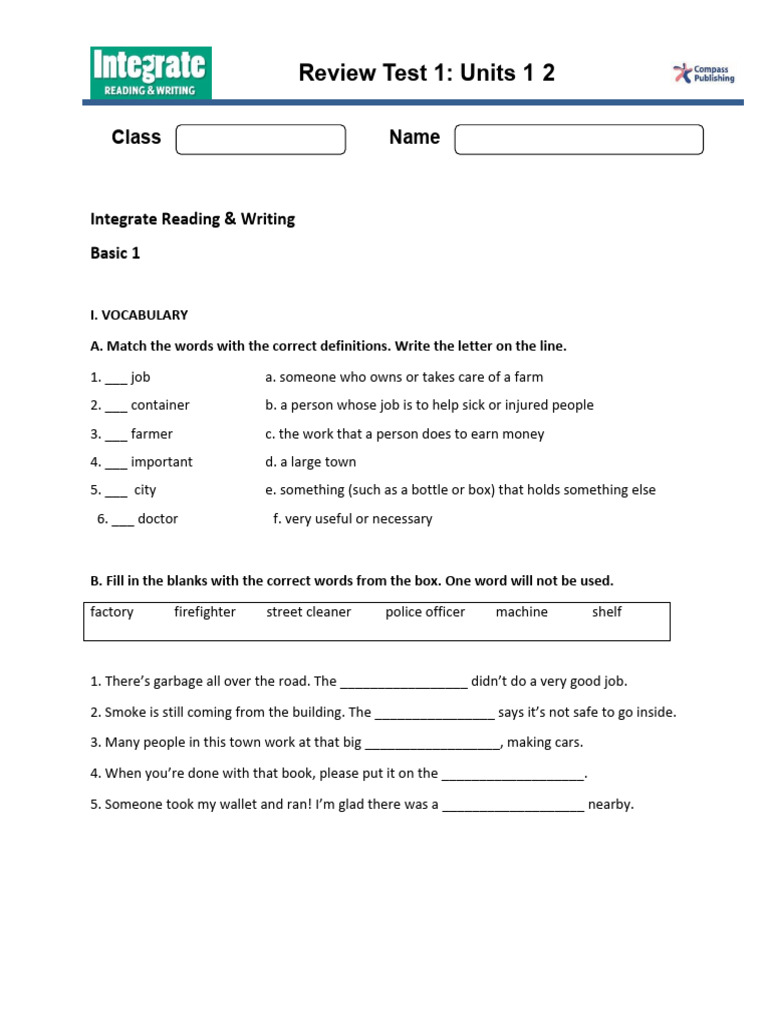 Vocabulary and Reading Skills Practice | PDF | Juice | Diet & Nutrition