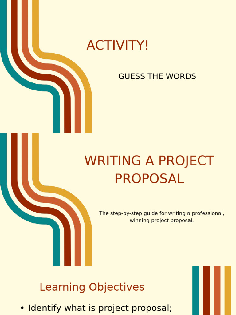 Guide to Writing Project Proposals | PDF | Budget | Business