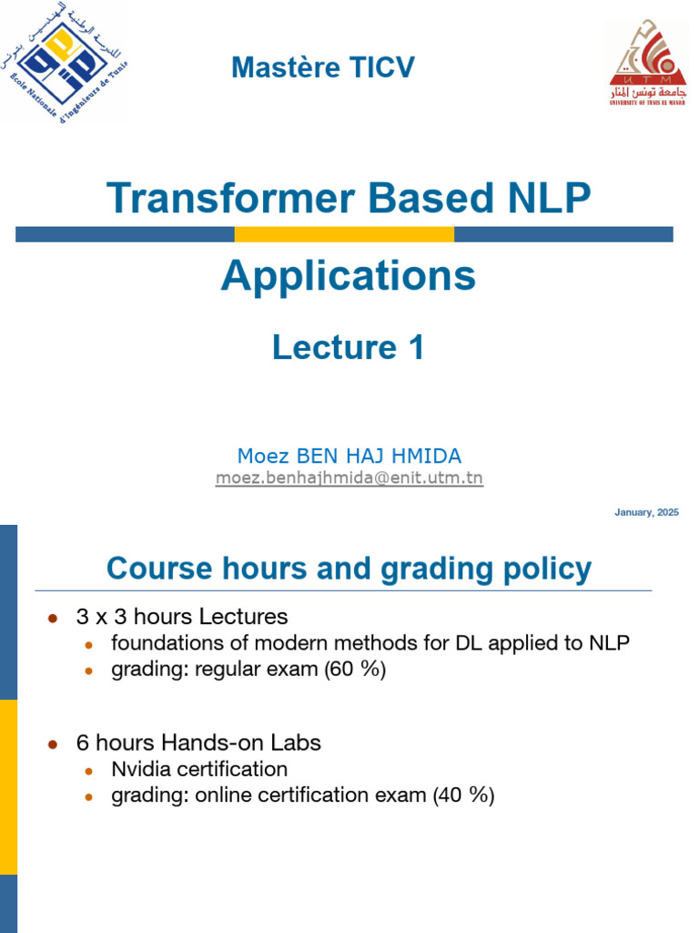 Transformer-Based NLP Applications Overview | PDF | Learning ...