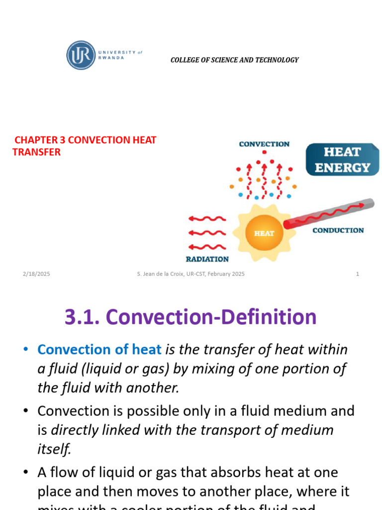 Chapter 3 Convection Heat Transfer | PDF | Heat Transfer | Convection