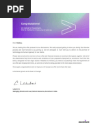 Accenture Offer Letter Sample | PDF