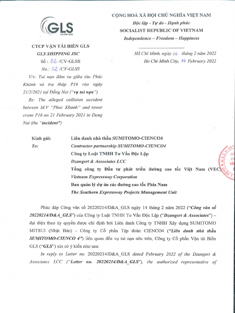 GLS-02 Refuse To Evaluate Cost Estimate & Handover For Removal Works | PDF