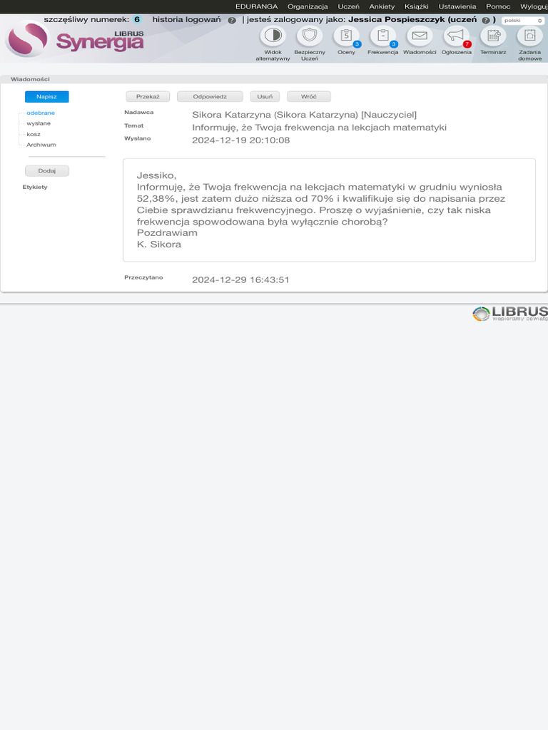 LIBRUS Synergia 2 | PDF