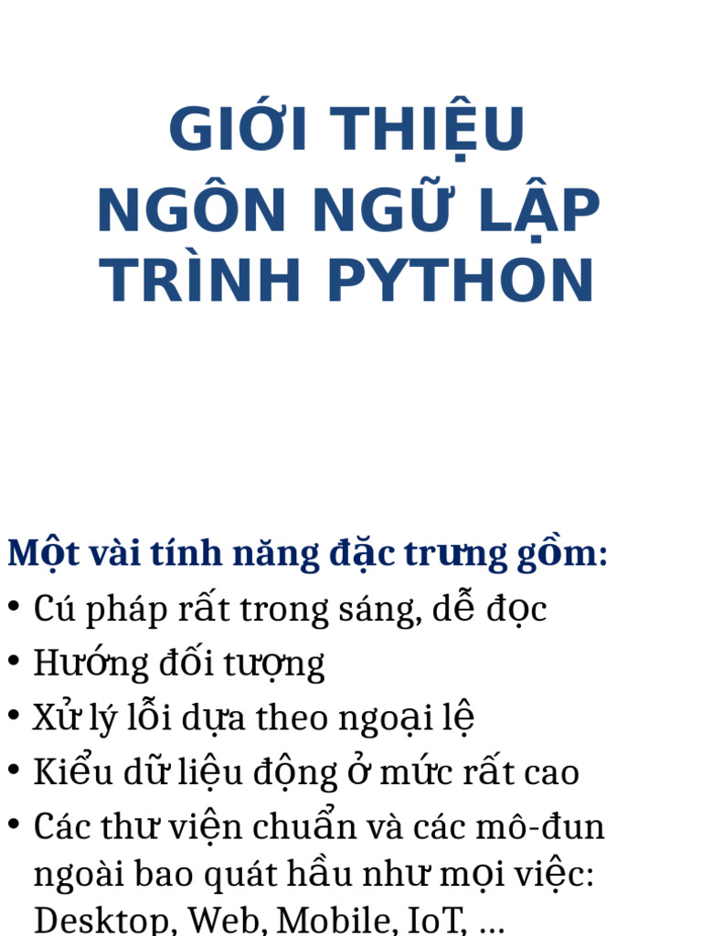 Gio I Thieu Python | PDF