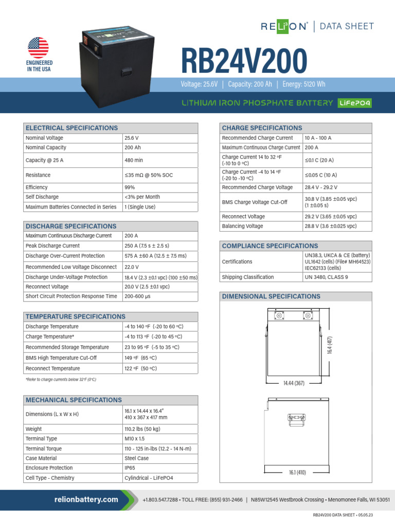 Relion Data Sheet Rb24v200 | PDF | Electricity | Electrical Engineering