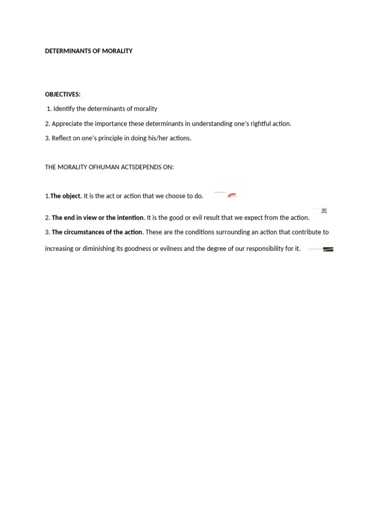 Determinants of Morality | PDF