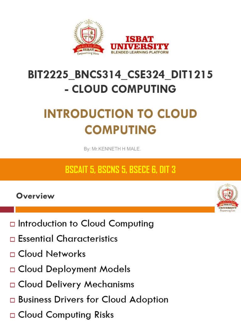 1 1 Introduction To Cloud Computing | PDF | Cloud Computing | Scalability