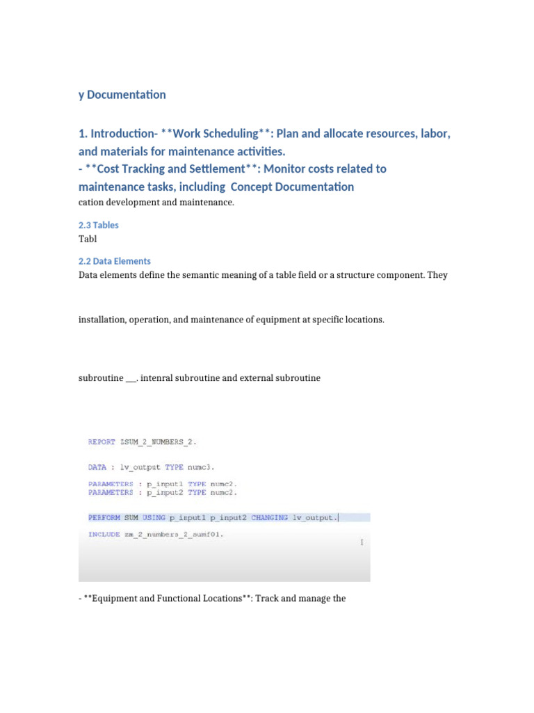 ALV Reports Documentation | PDF