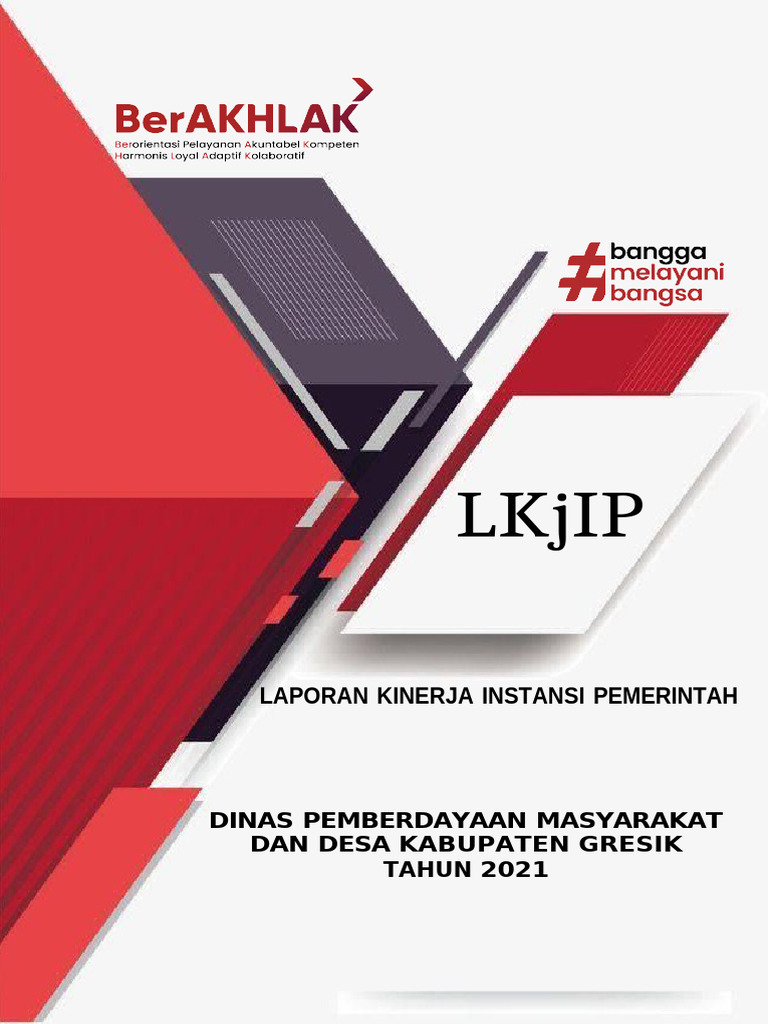 Buku Lkjip Dinas Pmd Rev | PDF