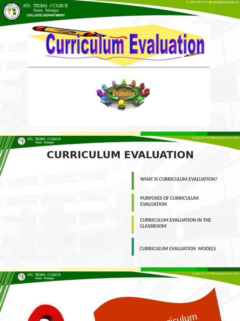 Module 10 Curriculum Evaluation | PDF