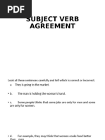 Gr6 - Subject Verb Agreement - Worksheet - 2024-25 | PDF | Language ...