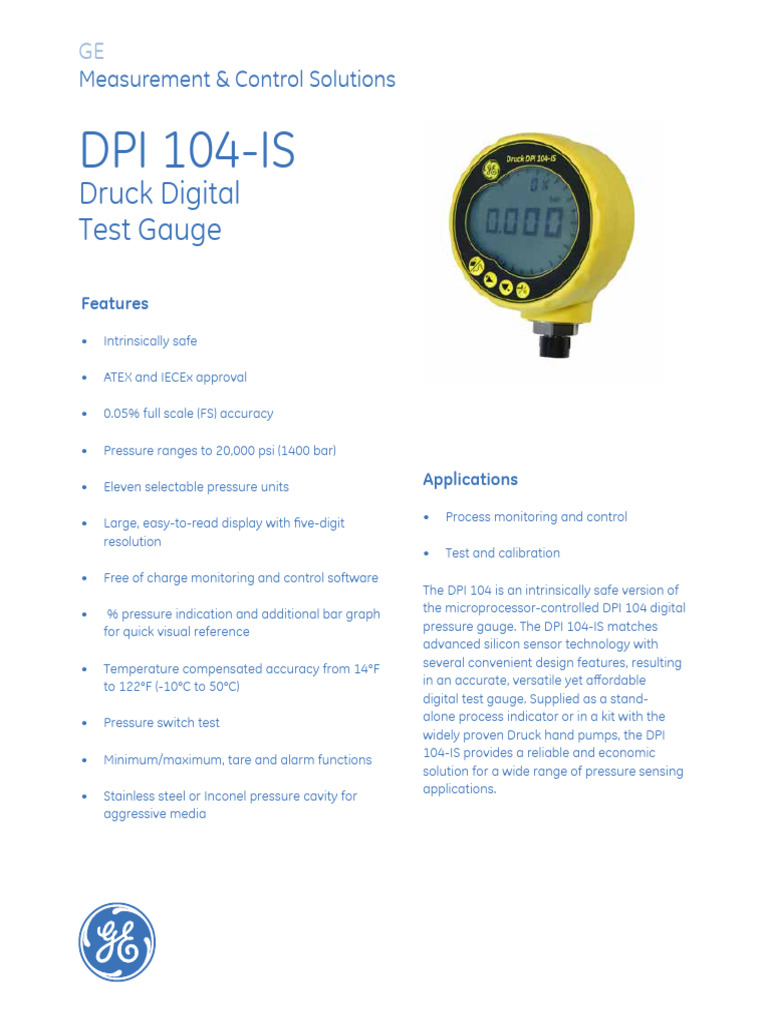 Dpi 104 Is Brochure English 0 1 | PDF | Electrical Engineering