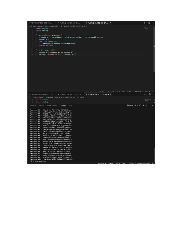 Teamno14 Fact05 Cpe-Cp1 | PDF