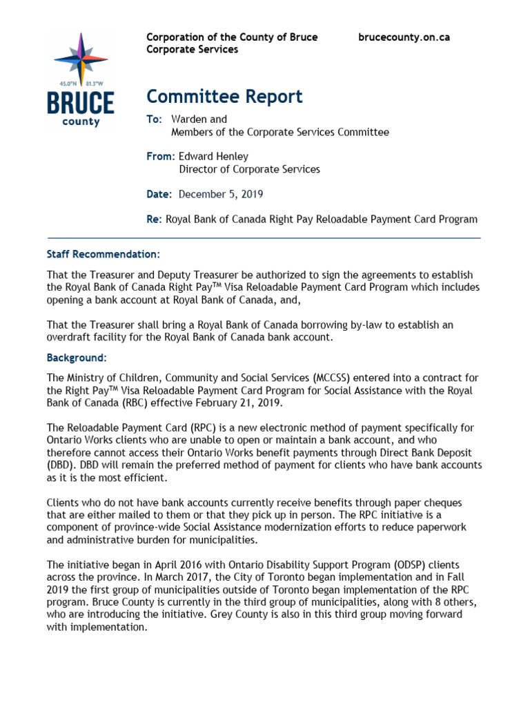 RBC Right Pay Card Program Overview | PDF | Credit Card | Banks