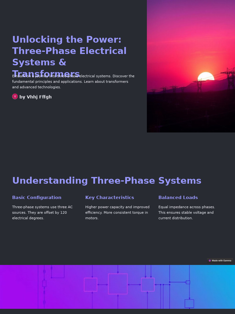 Unlocking the Power Three Phase Electrical Systems and Transformers ...