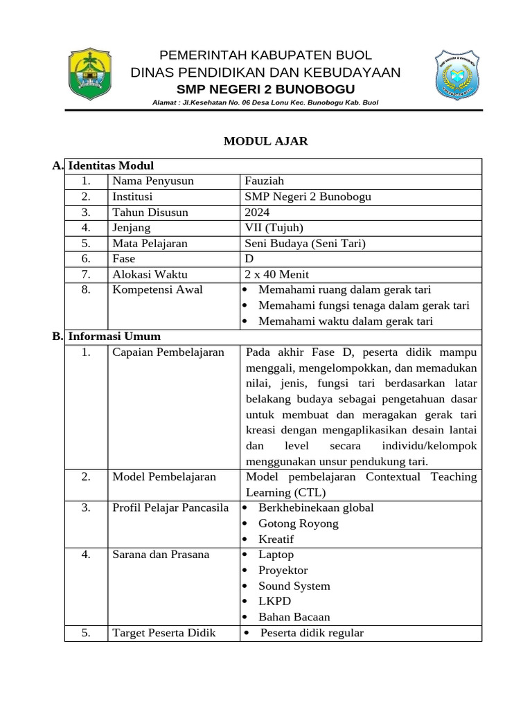 Modul Ajar FIX | PDF