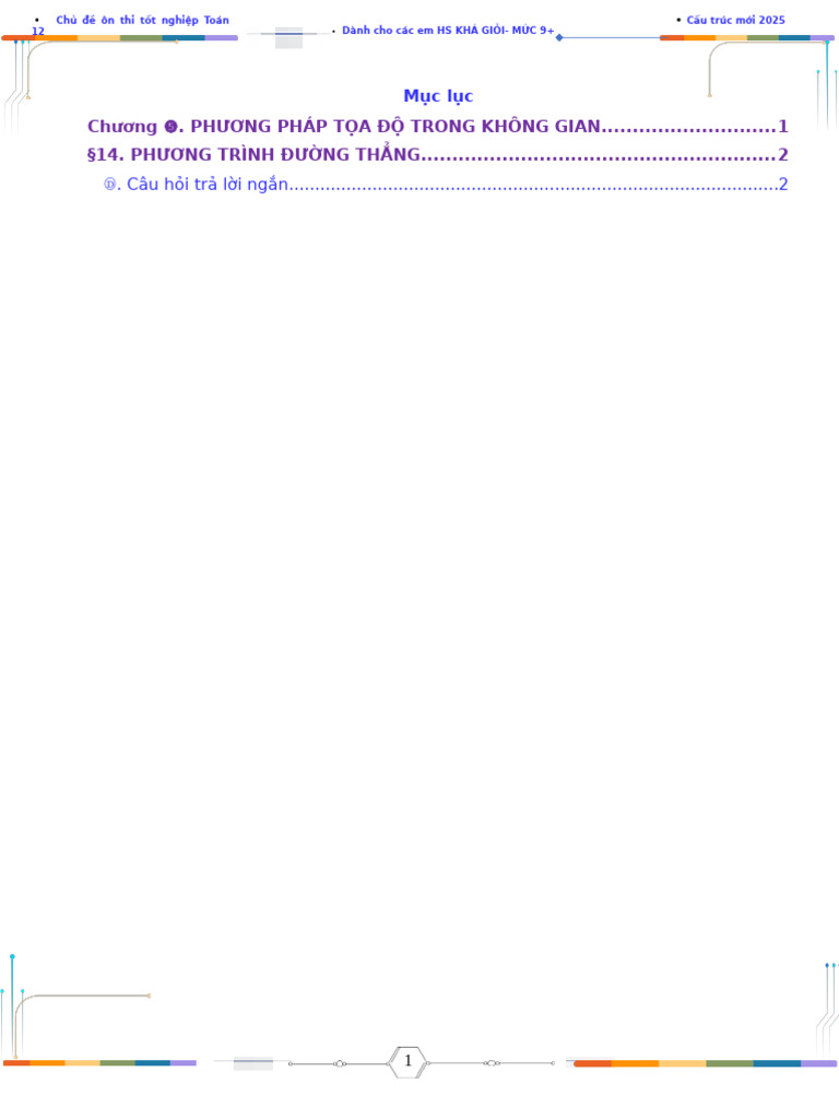 CD14-PHUONG TRINH DUONG THANG - HS | PDF