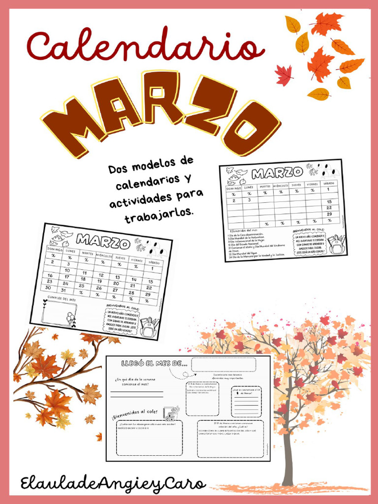 Calendario Marzo | PDF