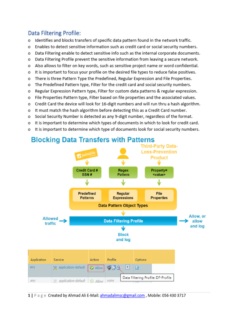 43 Data+Filtering+Profile | PDF | File Transfer Protocol | Computer Networking