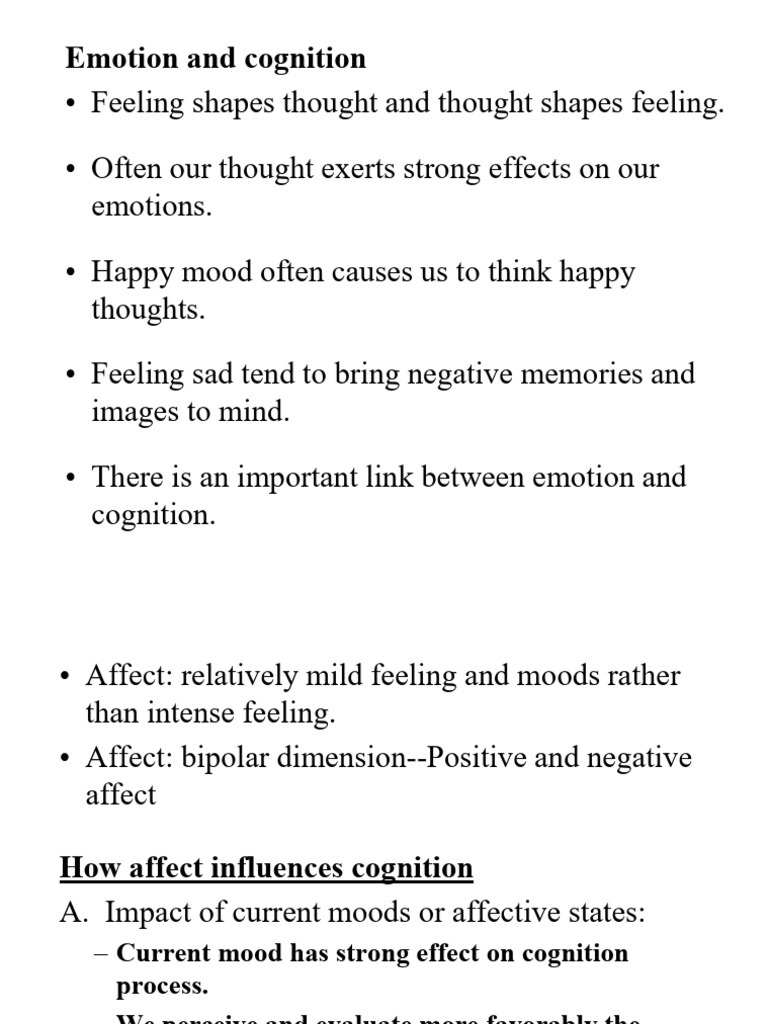 544UNIT-VIMotivation and Emotion | PDF | Affect (Psychology) | Emotions