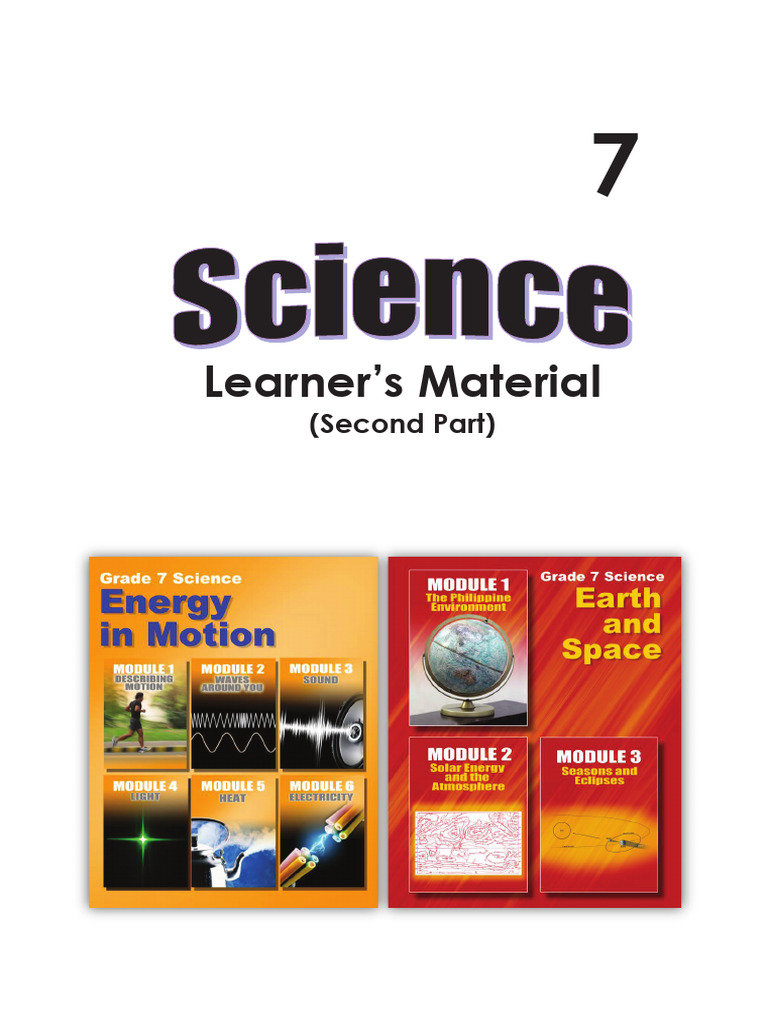 Grade 7 - Module 1 - Science | PDF | Speed | Atmosphere Of Earth