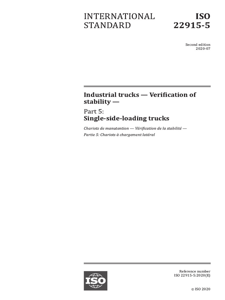 ISO 22915-5-2020 | PDF | International Organization For Standardization