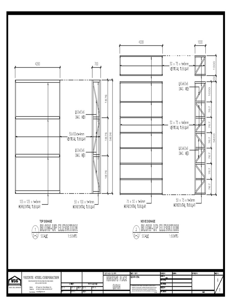 RP GAPAN-PYLON ELEVATION DETAIL-S.2 | PDF
